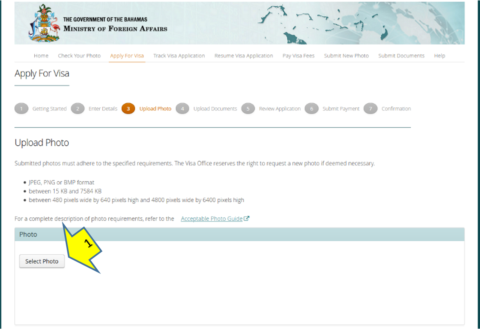 e-Visa application guide | The Bahamas Embassy in Cuba